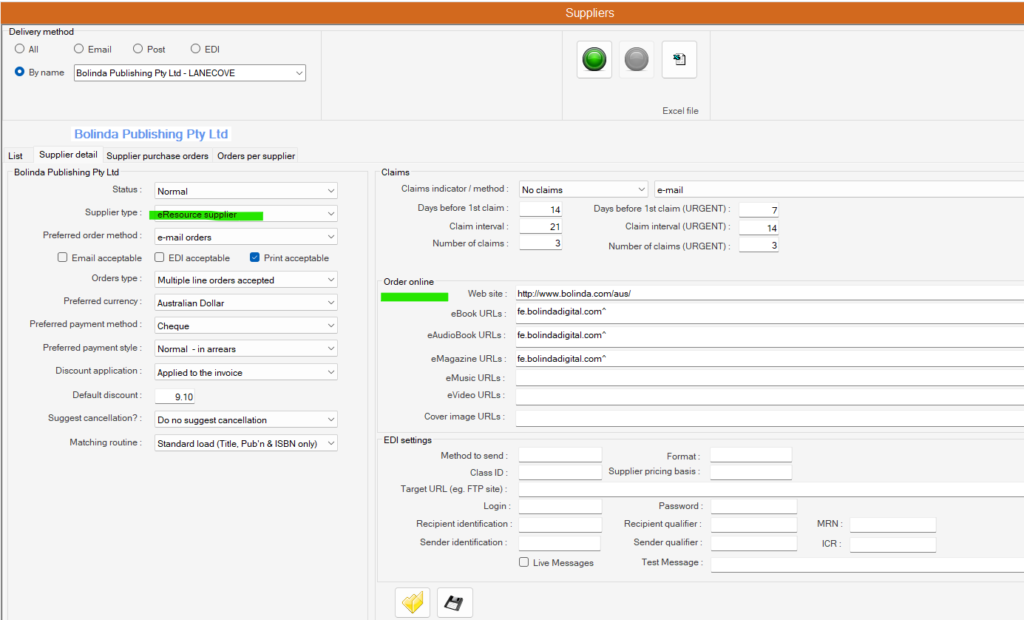 Electronic Resources Screen – Desktop – Aurora Information Technology