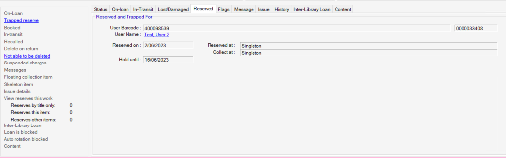 Item Details Screen – Desktop – Aurora Information Technology
