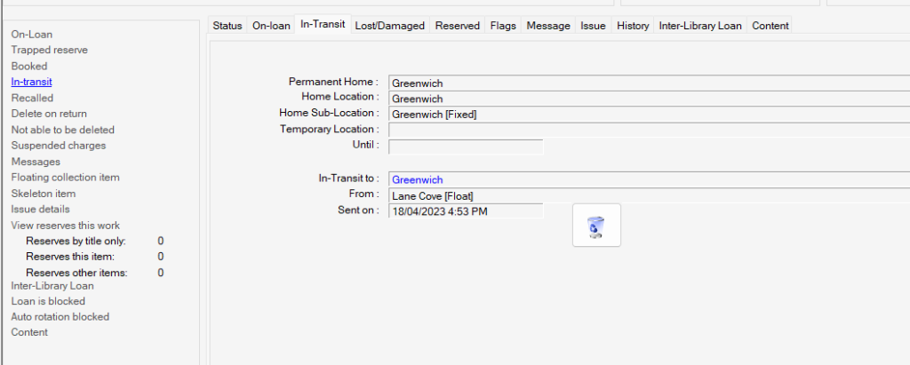 Item Details Screen – Desktop – Aurora Information Technology