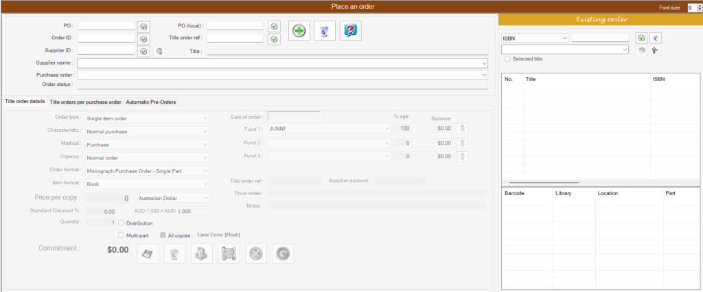 Order details screen – Desktop – Aurora Information Technology